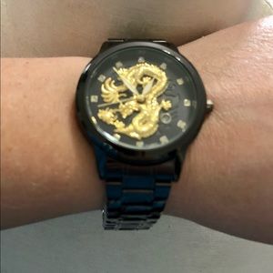 Accessories | Mens Luxury Chinese Dragon Quartz Wristwatch | Poshmark